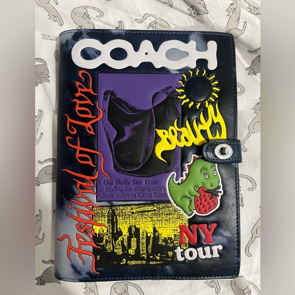 Coach | Other | Coach Notebook Tie Dye Festival Of Love Rexy With ...